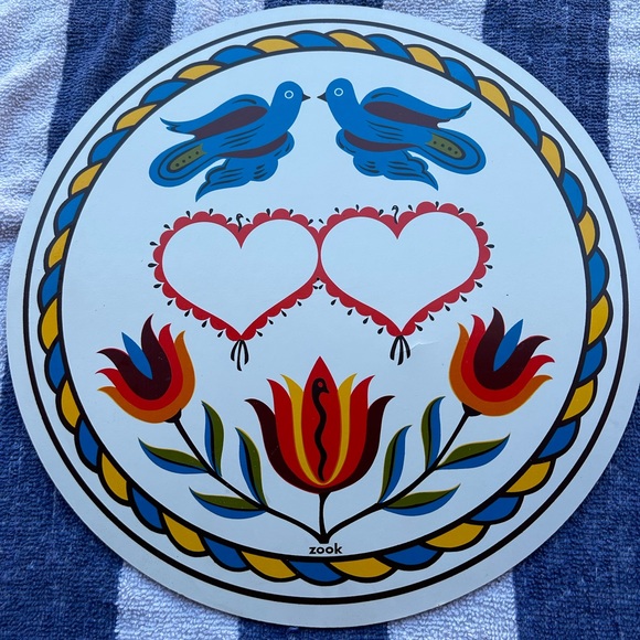 Accents | Vintage Hex Sign Jacob Zook Marriage Blessing Sign 16 ...